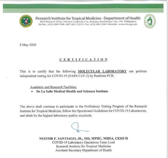 De La Salle Medical and Health Sciences Institute in Dasmariñas, Cavite ... De La Salle Medical and Health Sciences Institute in Dasmariñas, Cavite ...