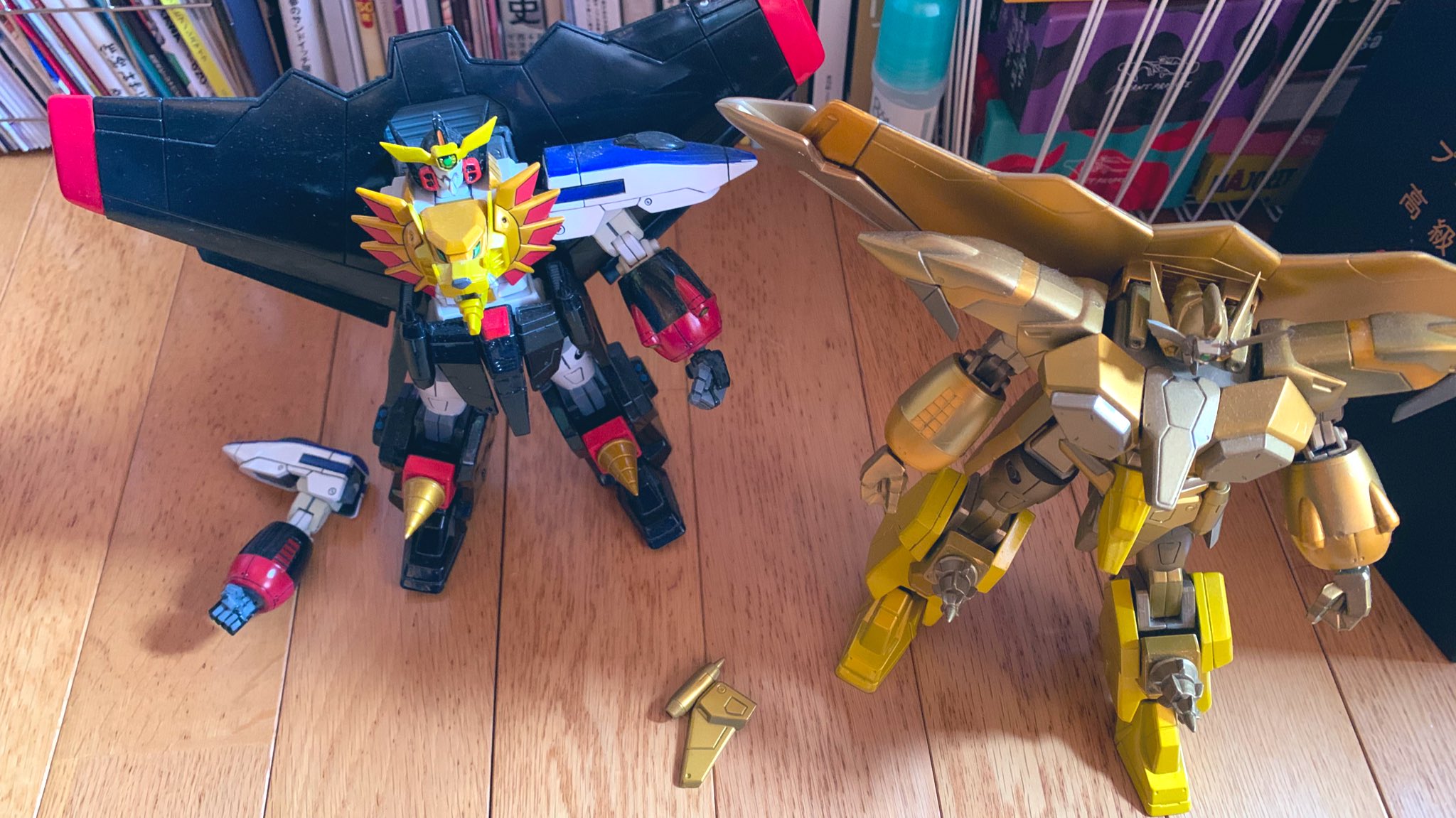 しをはら On Twitter コトブキヤの壮絶合金ガオガイガーシリーズ、噂に聞いてはいたものの原作再現かと思うくらいパーツが落ちるので触るのが怖いところはあります T 