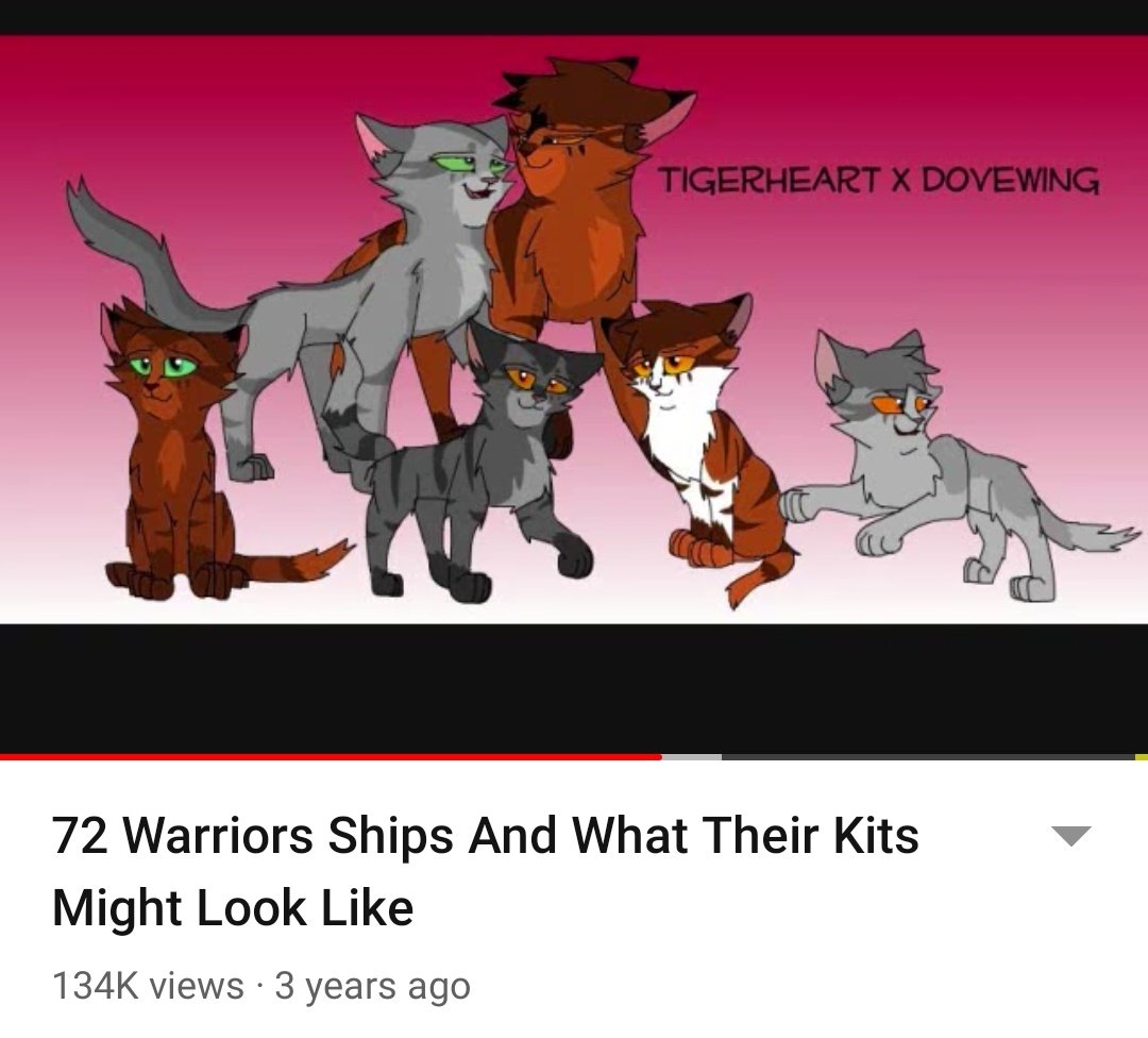 Cute Warrior Cats Tigerheart X Dovewing