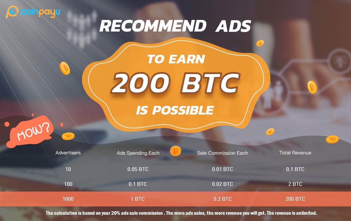 CoinPayU on Twitter: "Have you imagined you can earn 200 BTC? Sure, you can. Check this: https ...