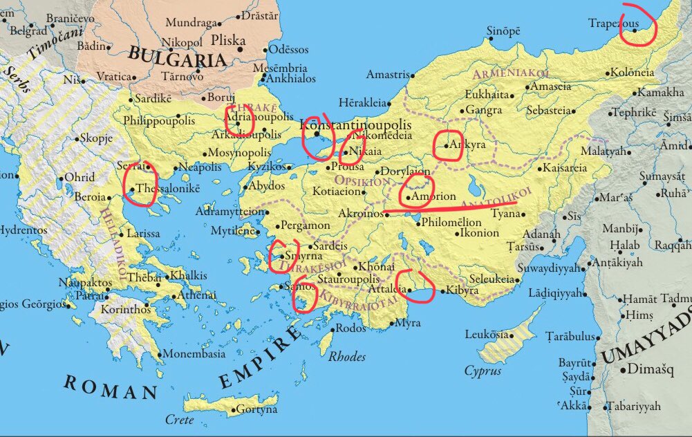 Byzantium City Map Location