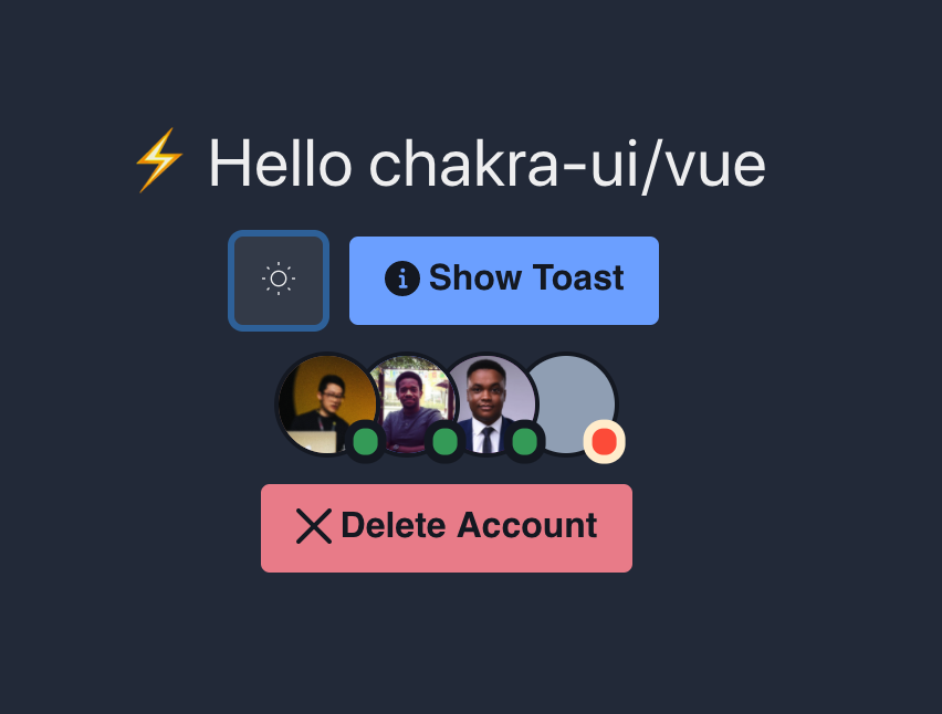 Jonathan Bakebwa 🚀 on Twitter: "1/ ⚡️Hi, @vuejs dev fam! I'm excited to bring you Chakra UI Vue ...