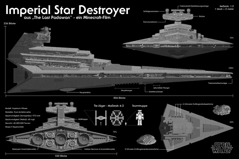 Star Destroyer Blueprints Minecraft