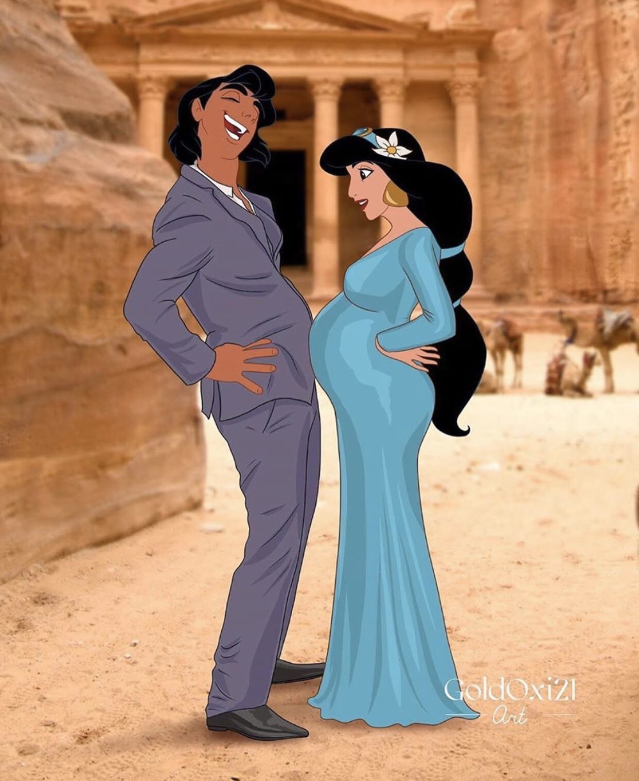 Pregnant Disney Princesses Giving Birth