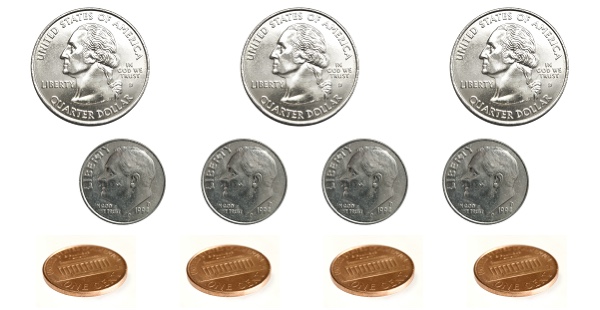 3 Quarters Coins