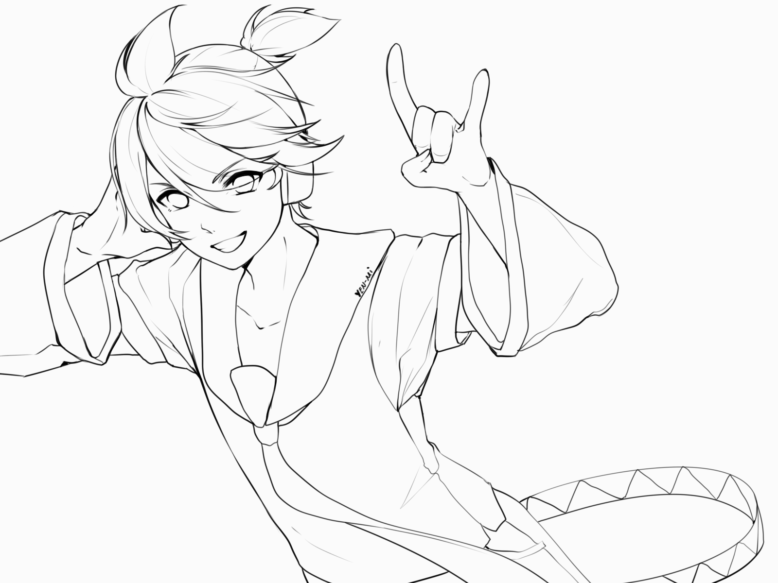 Len Kagamine Drawing