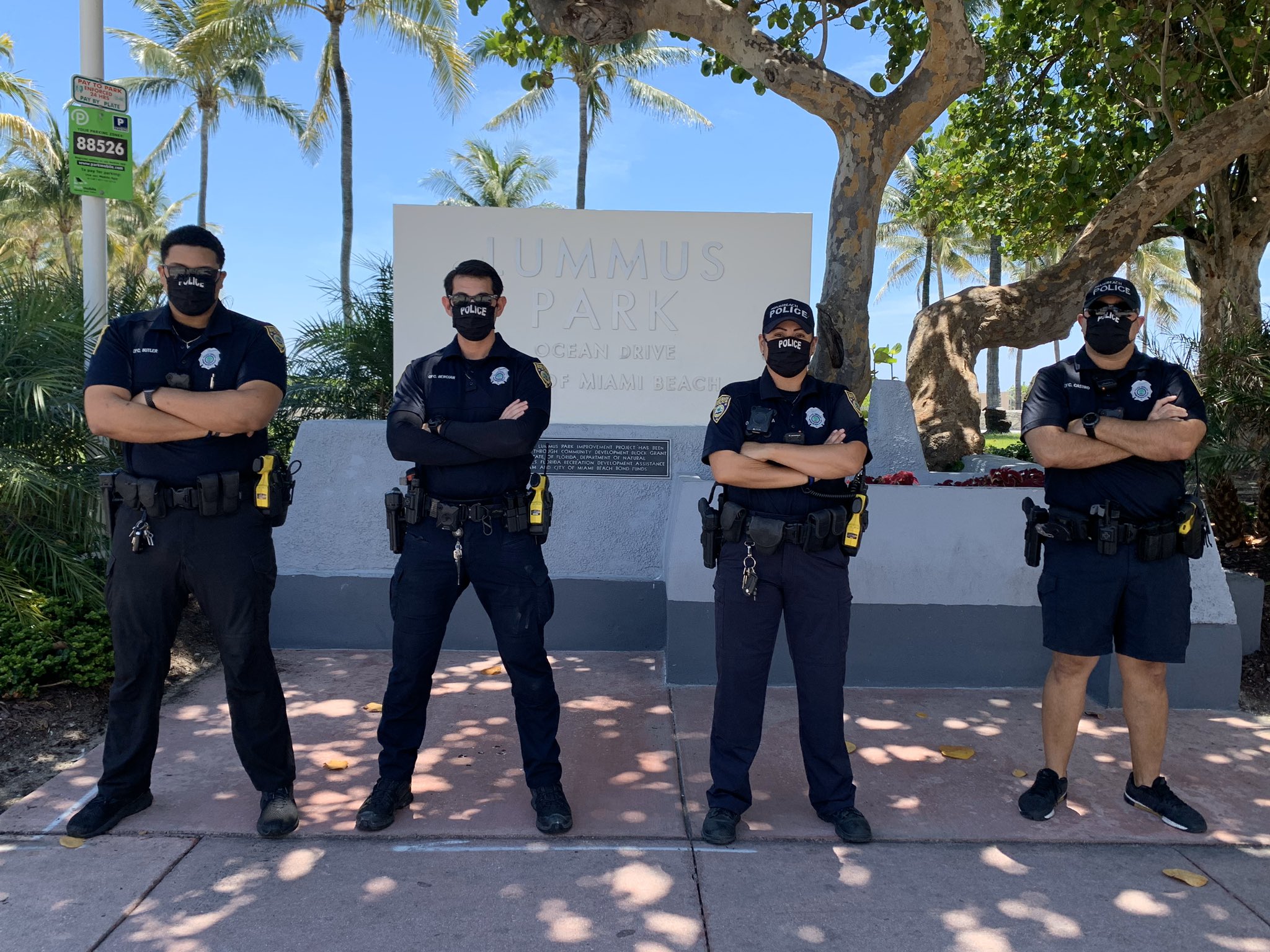 Miami Beach Police Department Miami Beach Fl Usa March 15