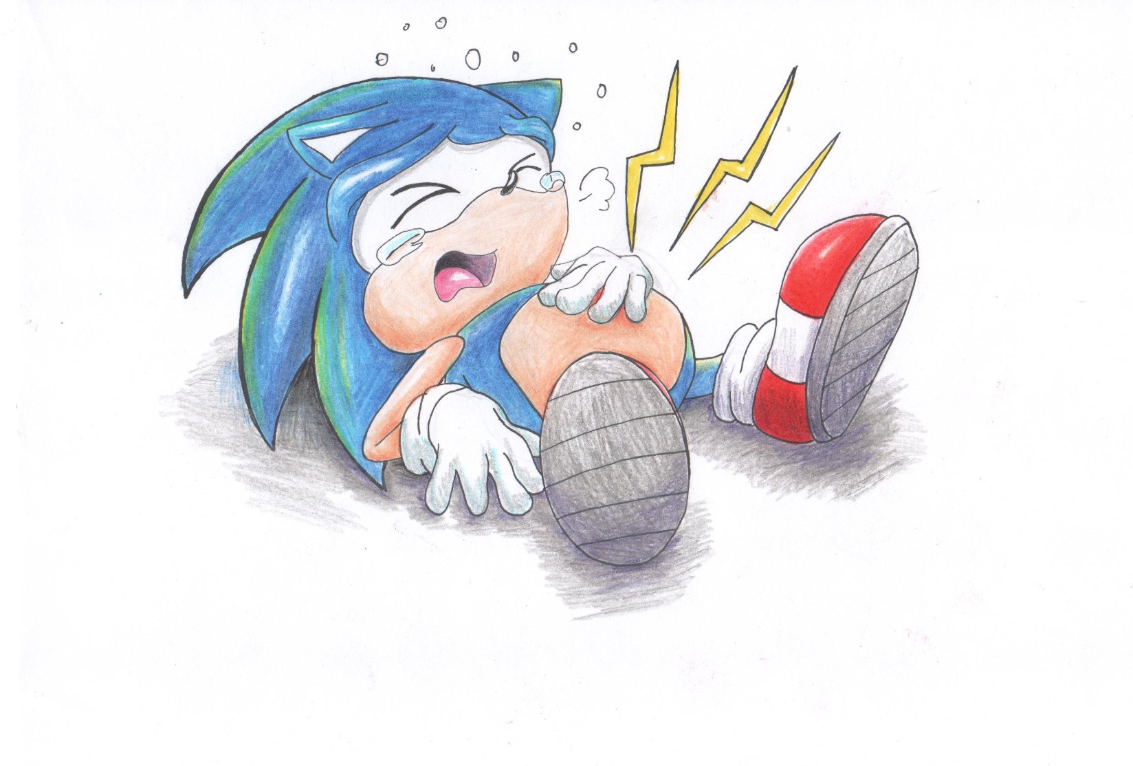 Baby Sonic The Hedgehog Sleeping