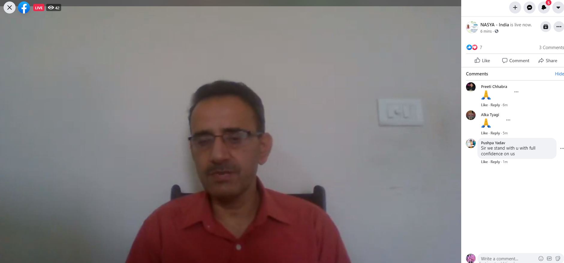 National Institute of Ayurveda on Twitter: "Prof. Sanjeev Sharma, Director NIA interacting with ...