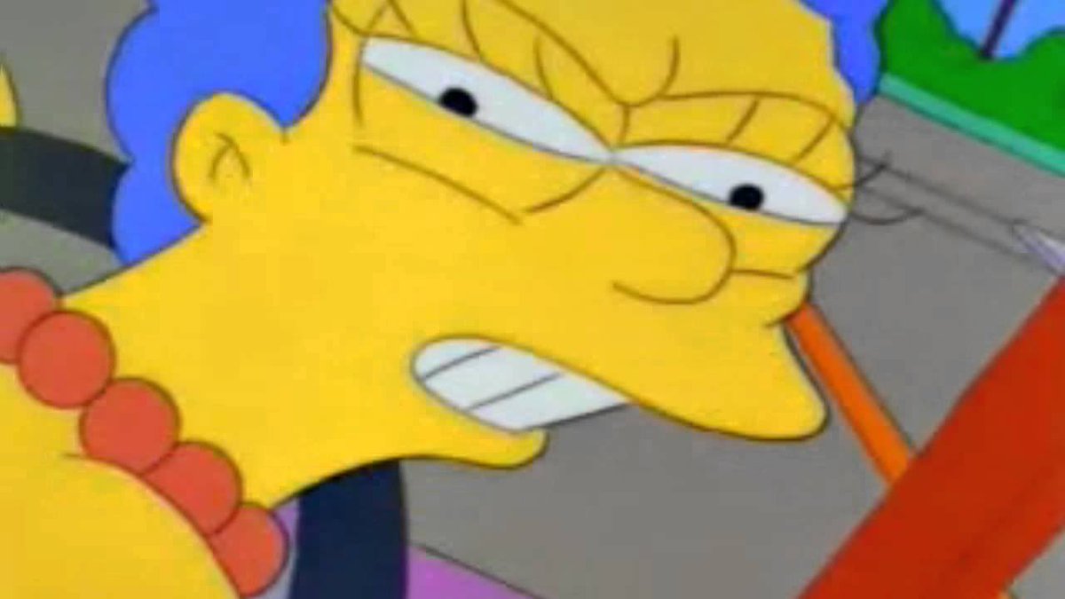 Marge Simpson Angry