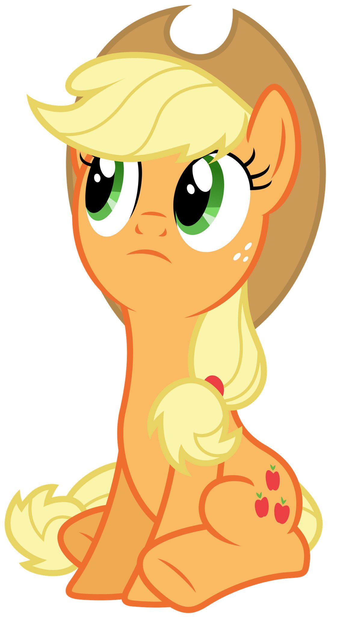 Applejack Face Vector