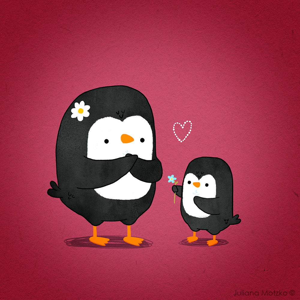 Penguin Love Wallpaper