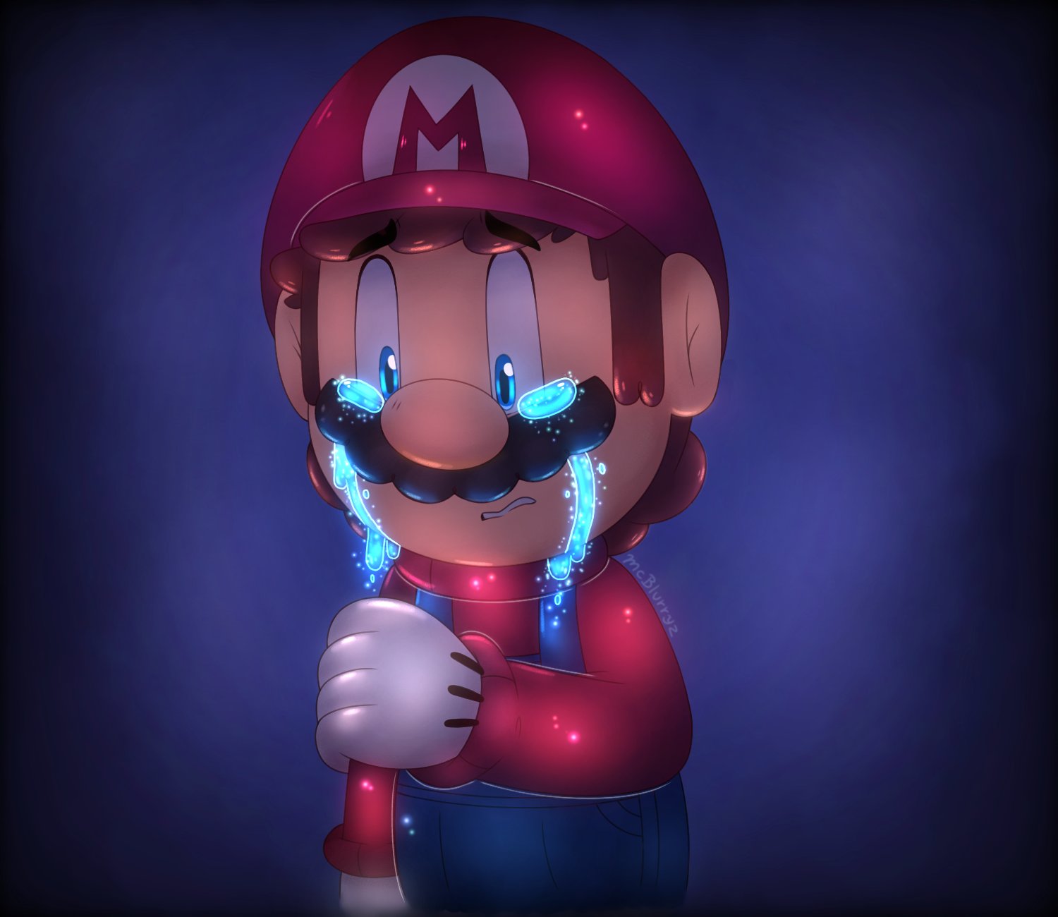 Super Mario Crying