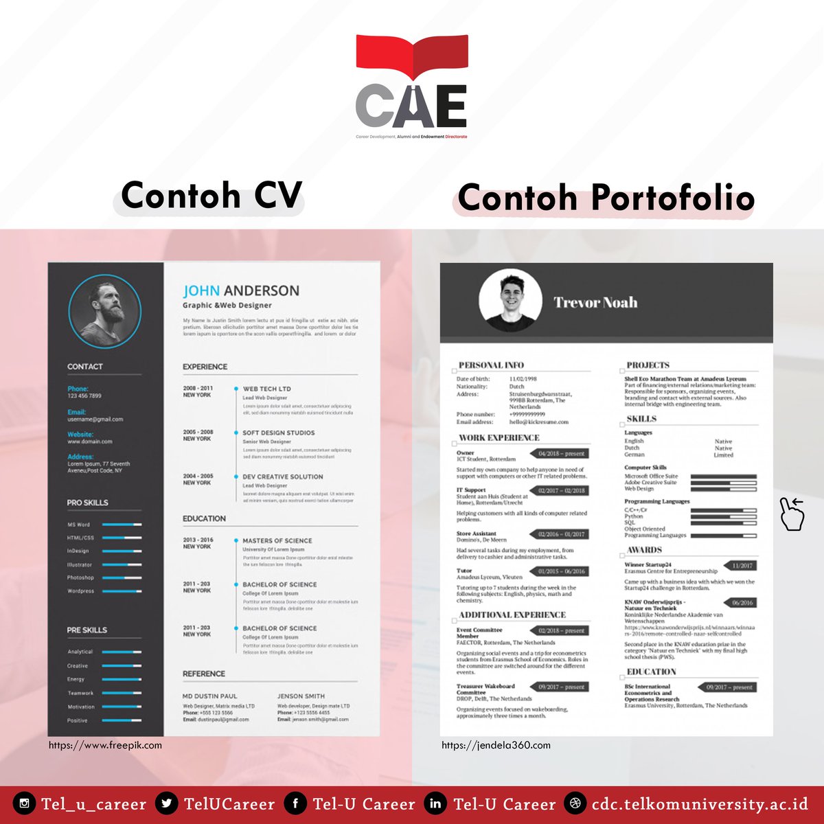 Contoh Cv Dan Portofolio Viral Update - Riset Contoh Cv Dan Portofolio Viral Update - Riset