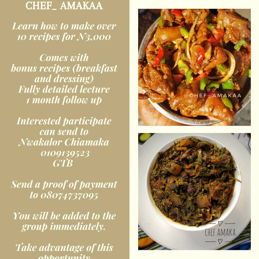 Thread by @chef_amakaa: Local rice was use to cook these rice recipes ...