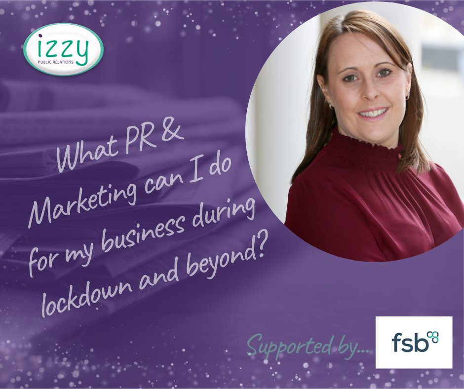 Izzy PR on Twitter: "Want some great #DIYPR and #marketing advice not just for use during ...