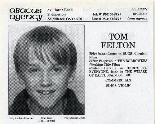 Tom Felton Young