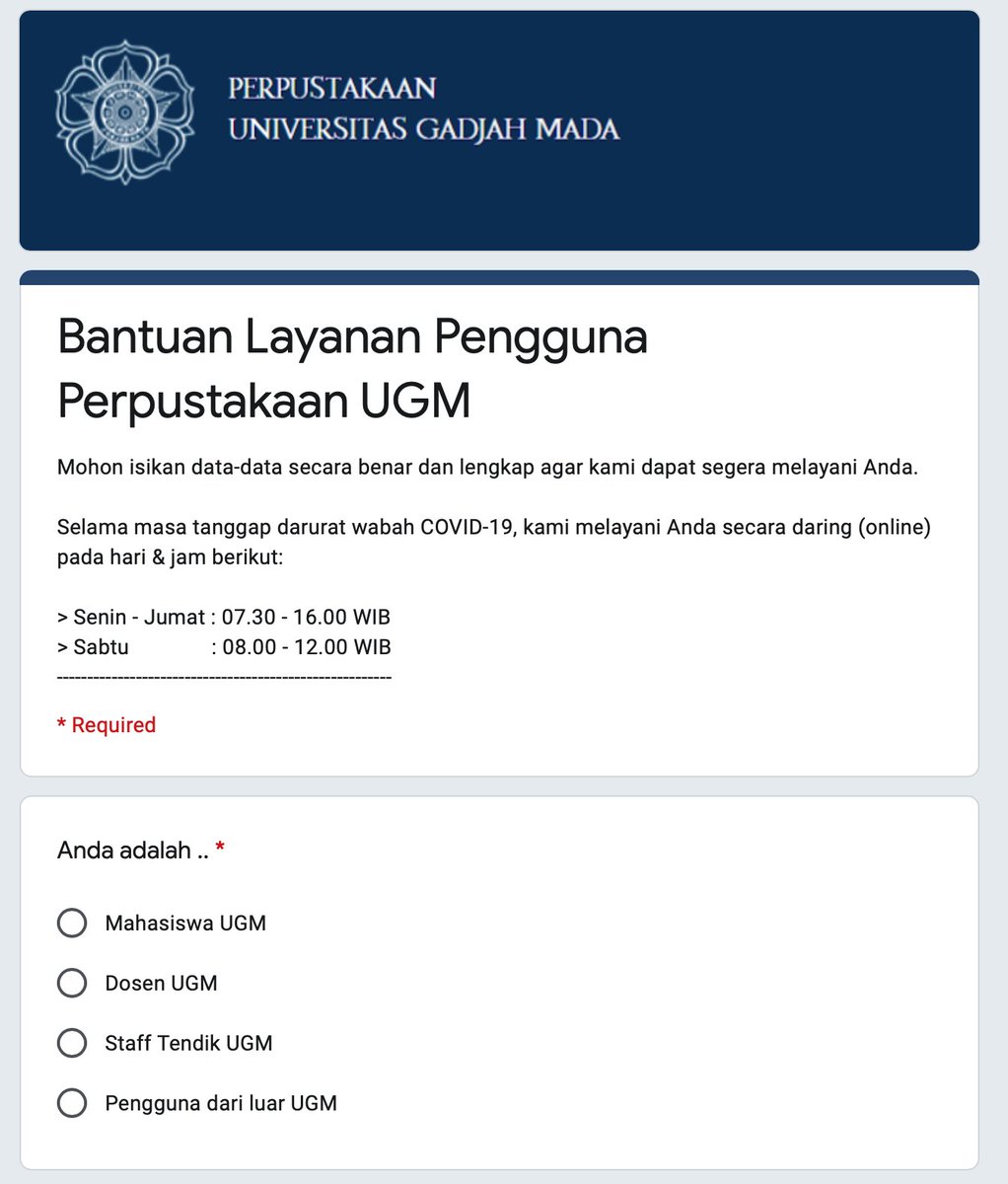 𝘼𝙙𝙠𝙚𝙨𝙢𝙖 𝘽𝙀𝙈 𝙆𝙈 𝙐𝙂𝙈 on Twitter: "nb: Surat pernyataan dapat diakses di https://t.co/kf2r3CH2Kn ...