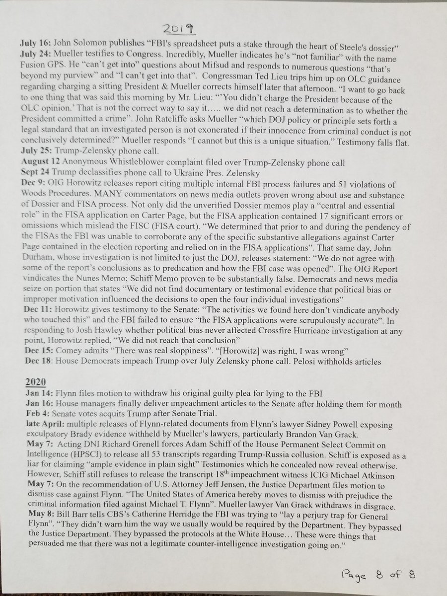 Thread by @Shmagagie_U: Timeline of the Trump-Russia Collusion story ...