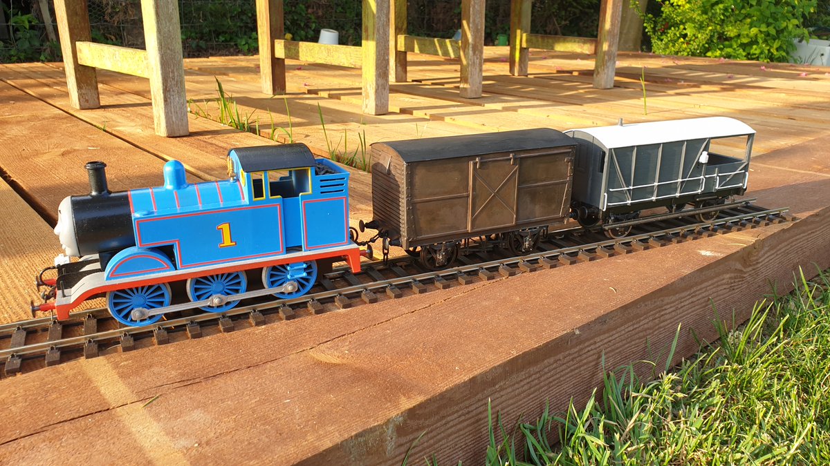 I have some rolling stock! Here is my S1 LMS van I've been working on ...