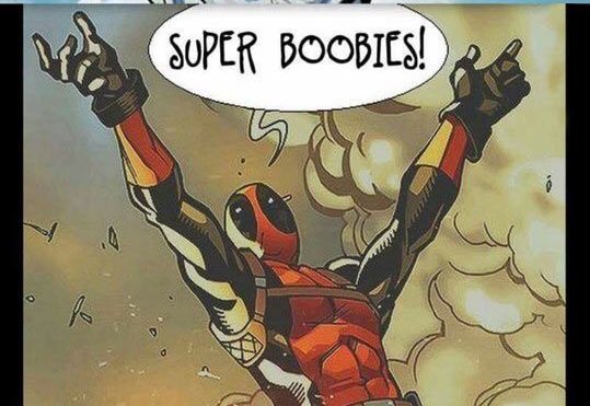 Deadpool Meme Boobies
