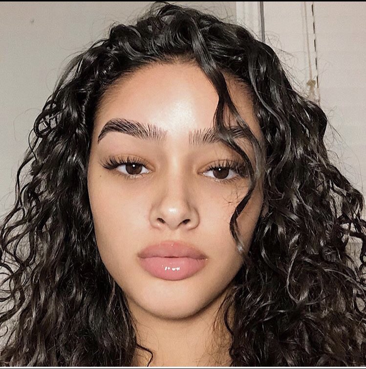 Pretty Light Skin Girls With Curly Hair