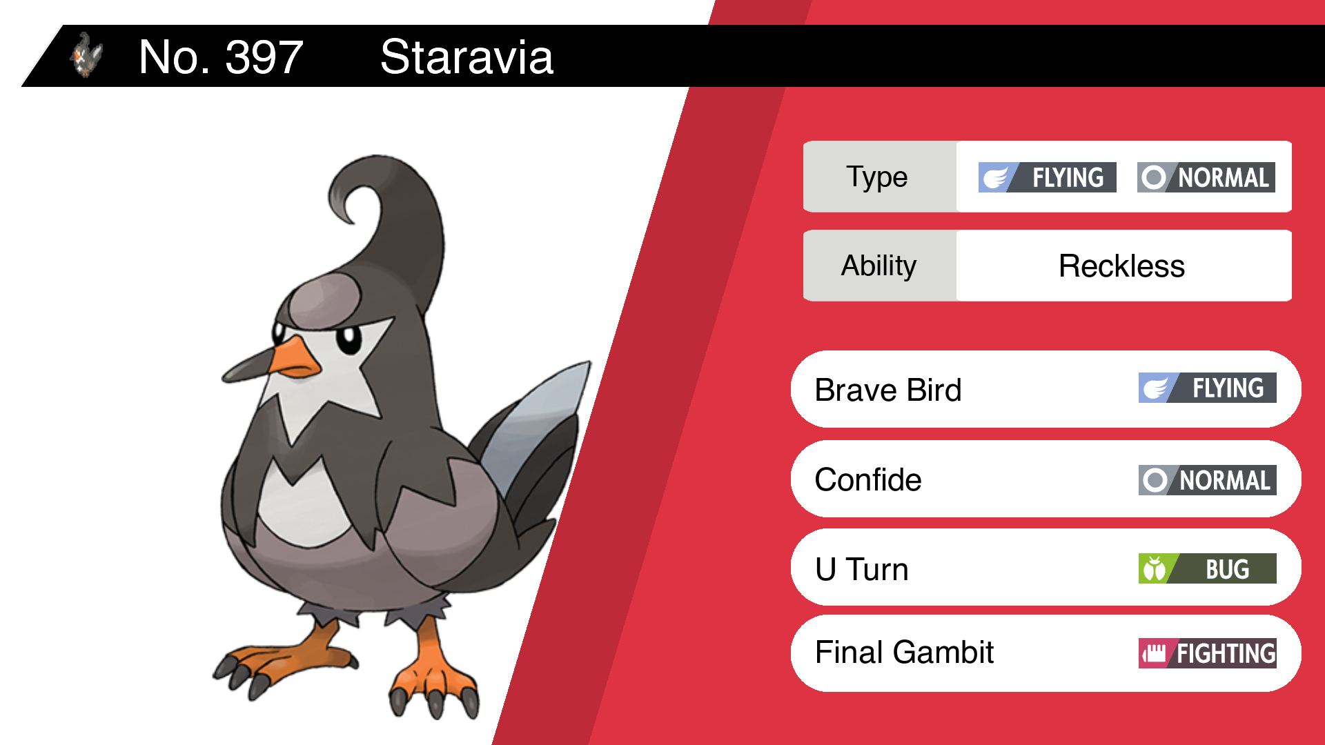 Pokemon Staravia