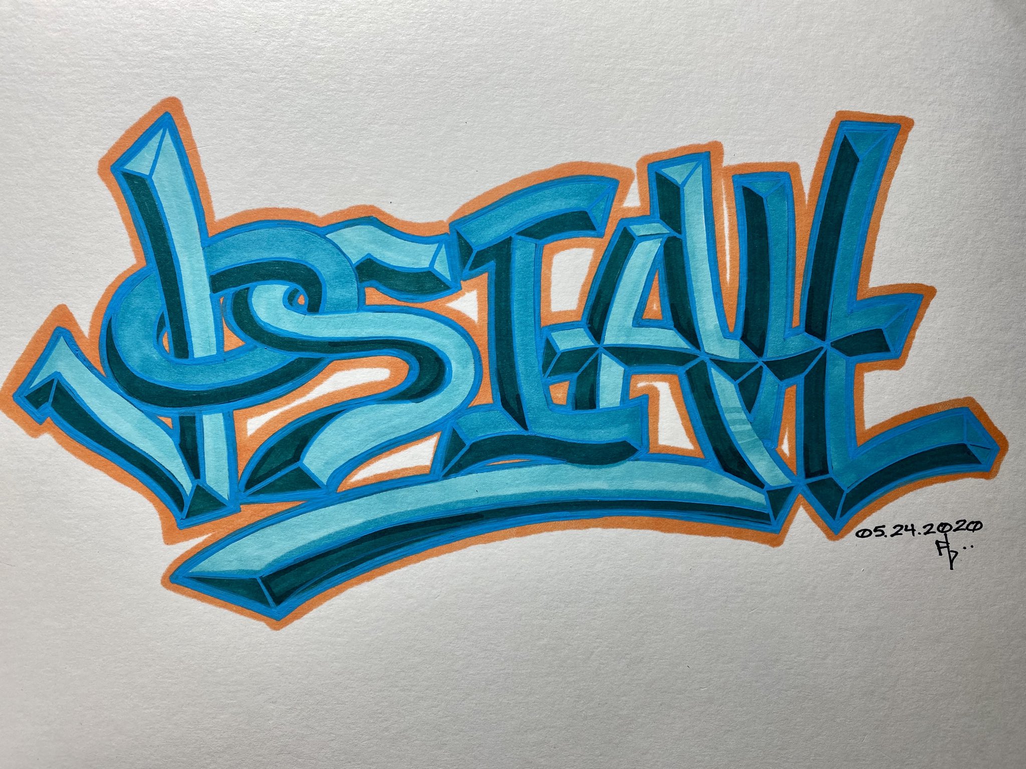 Isaiah Name In Graffiti