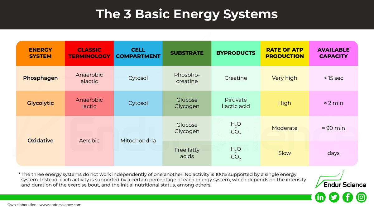 What Are The 3 Basic Energy Systems