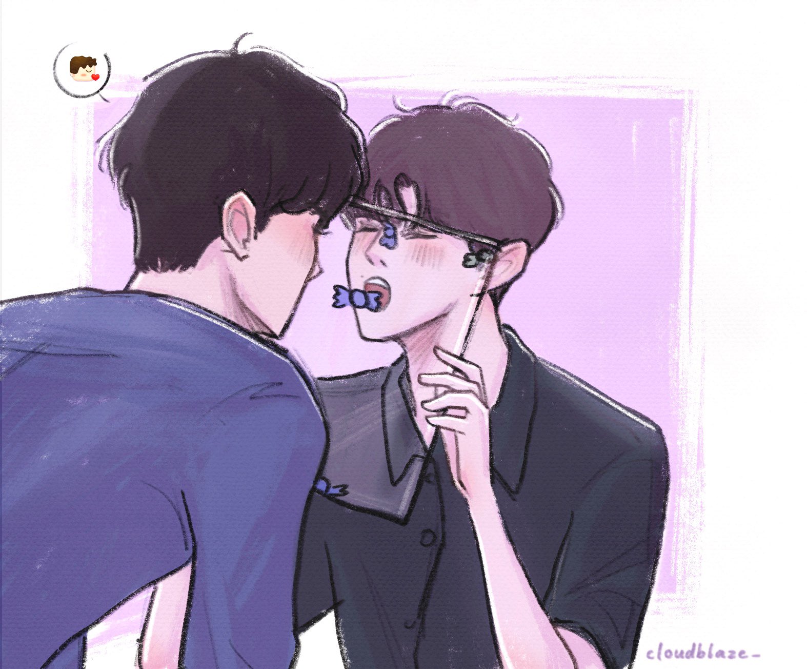 Chanbaek Fanart Kiss