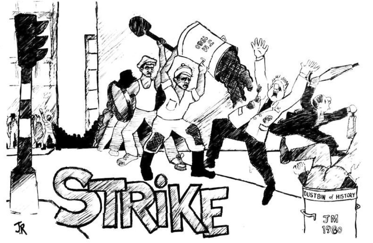Workers On Strike Cartoon