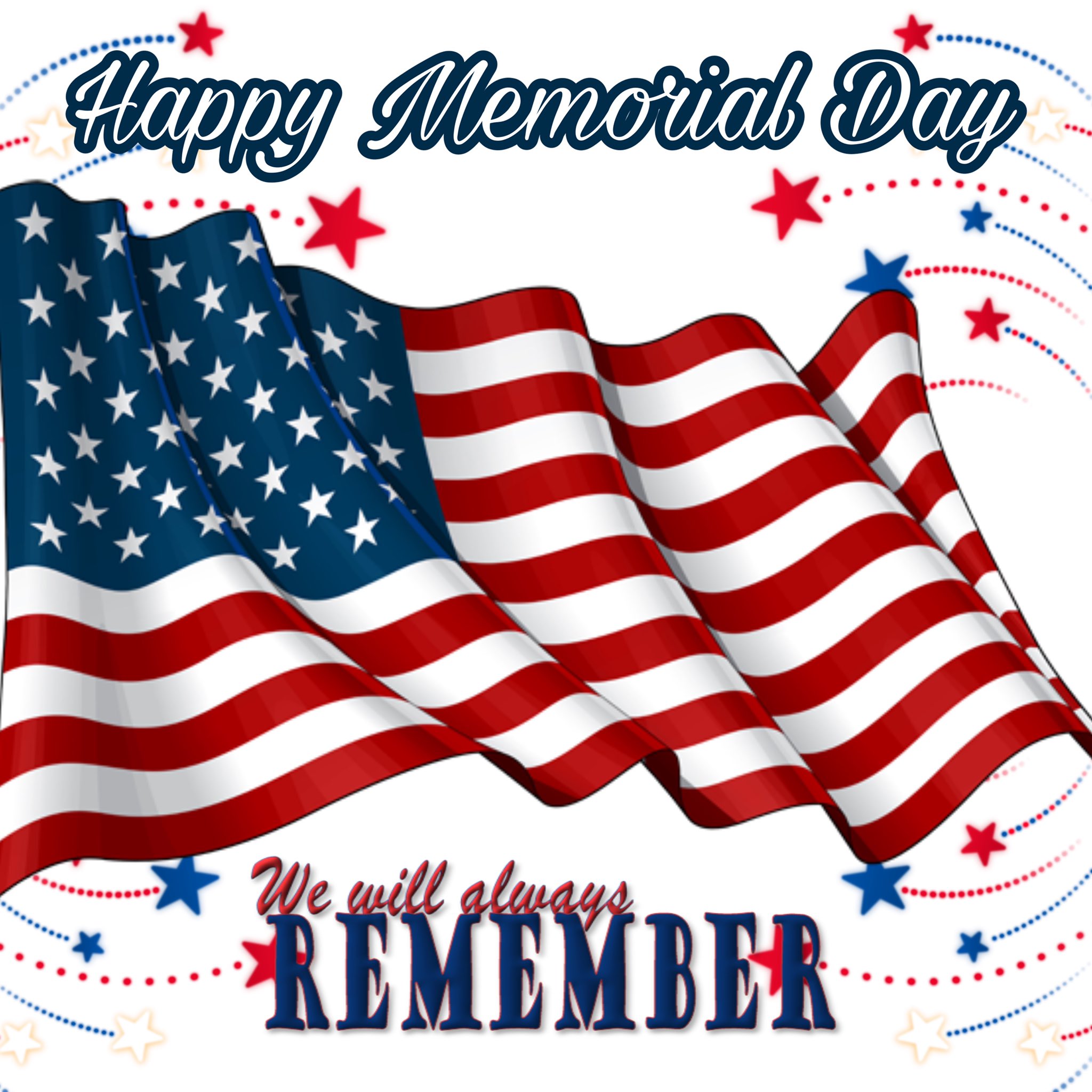 Happy Memorial Day Animated