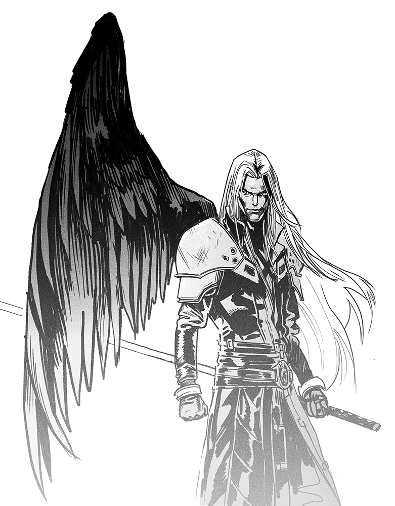 Sephiroth One Winged Angel Sephiroth One Winged Angel