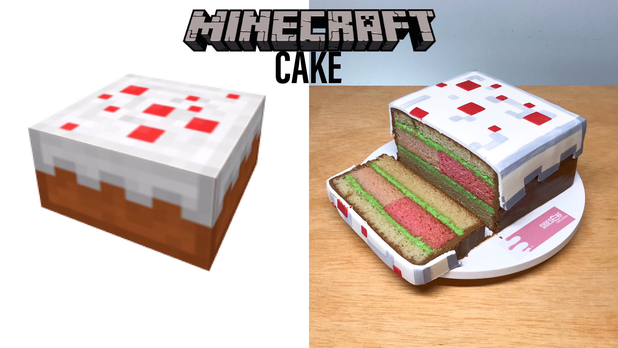 Minecraft Cake Wallpaper