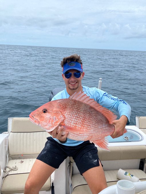 "I’m a senior at UF, pulled in this Red Snapper today." IG: @sean3798 ...