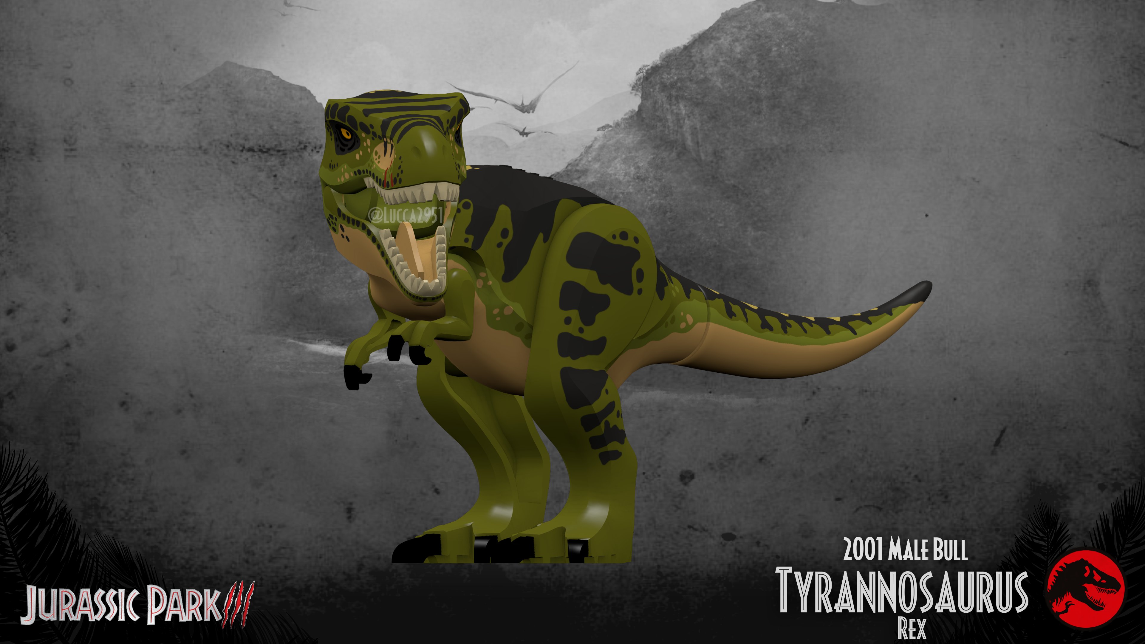 Jurassic Park 3 Tyrannosaurus Jurassic Park 3 Tyrannosaurus