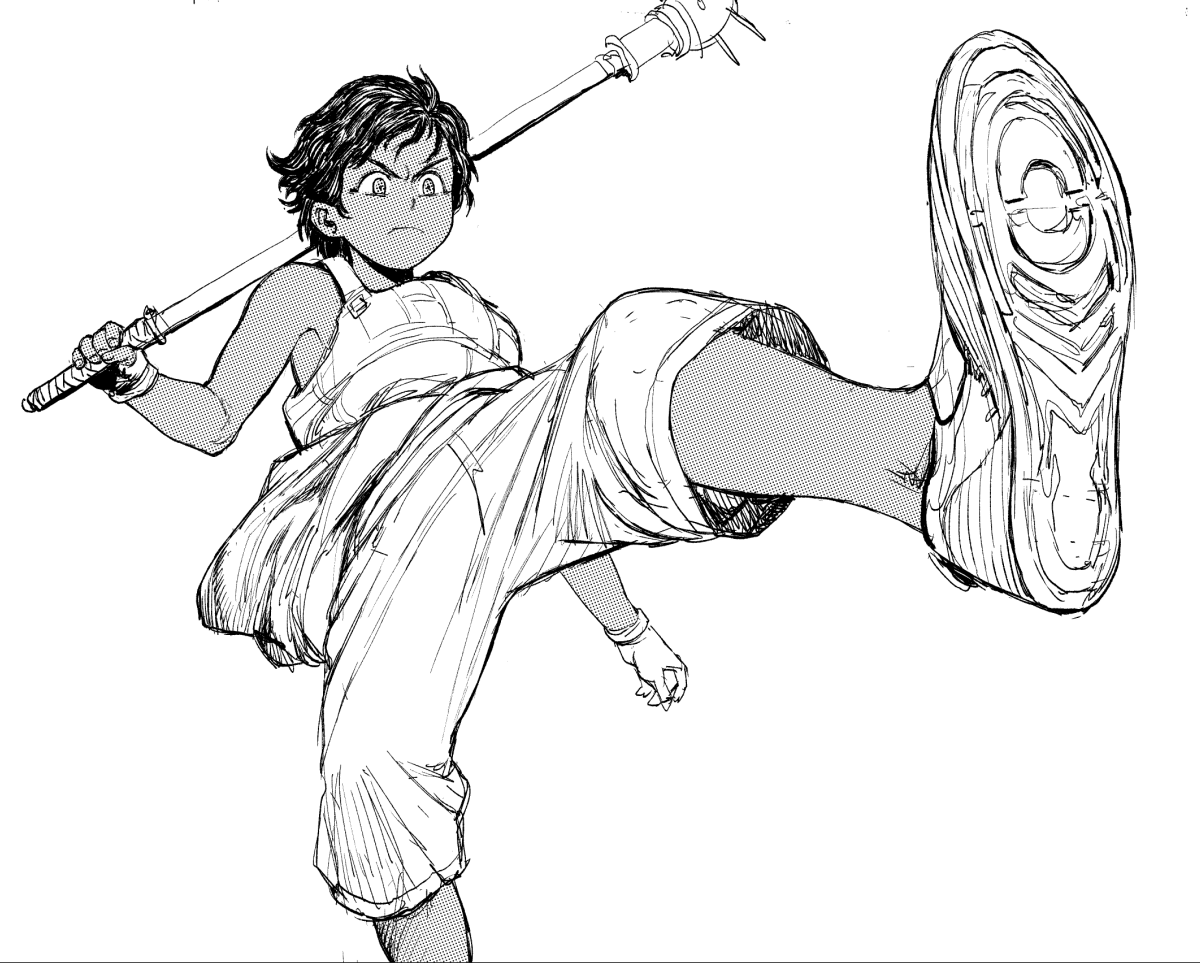 「of course i also had to draw the homeboy Popeye 」Nafの漫画