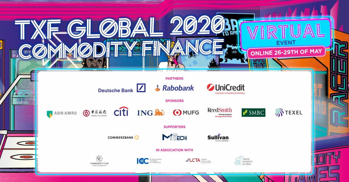 TXF on Twitter: "Going live for the TXF Global Commodity Finance Virtual event. Thank you to all ...