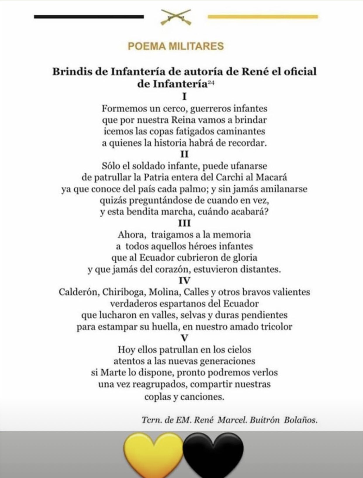 Poema De Infantería