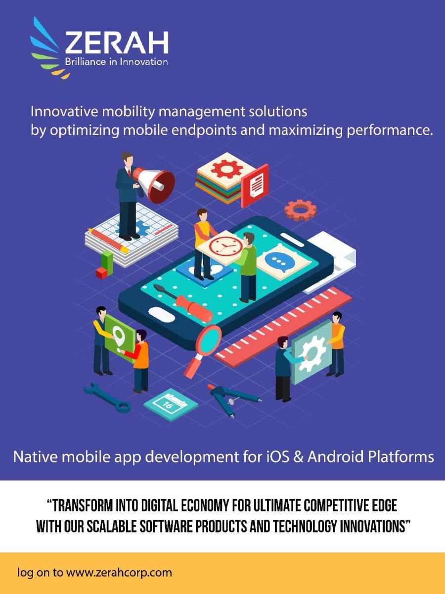 ZerahTechnologies on Twitter: "Zerah Technologies Native Mobile App Development Solutions https ...