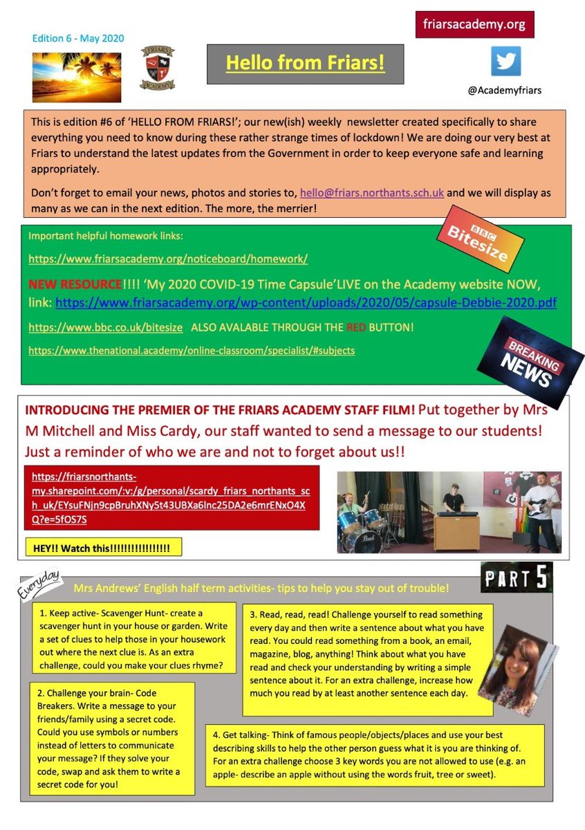 Friars Academy 💙 @AcademyFriars Timeline, The Visualized Twitter ...