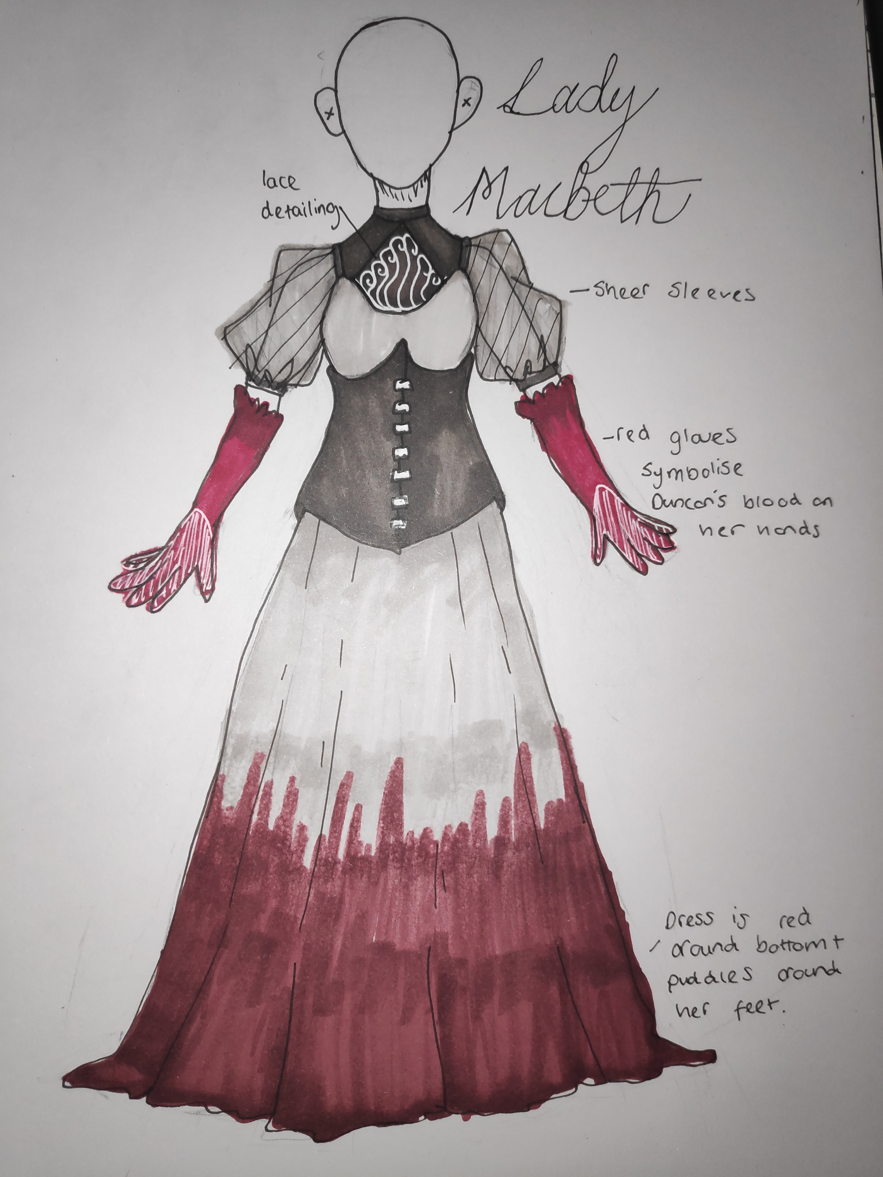 Lady Macbeth Drawing Ideas