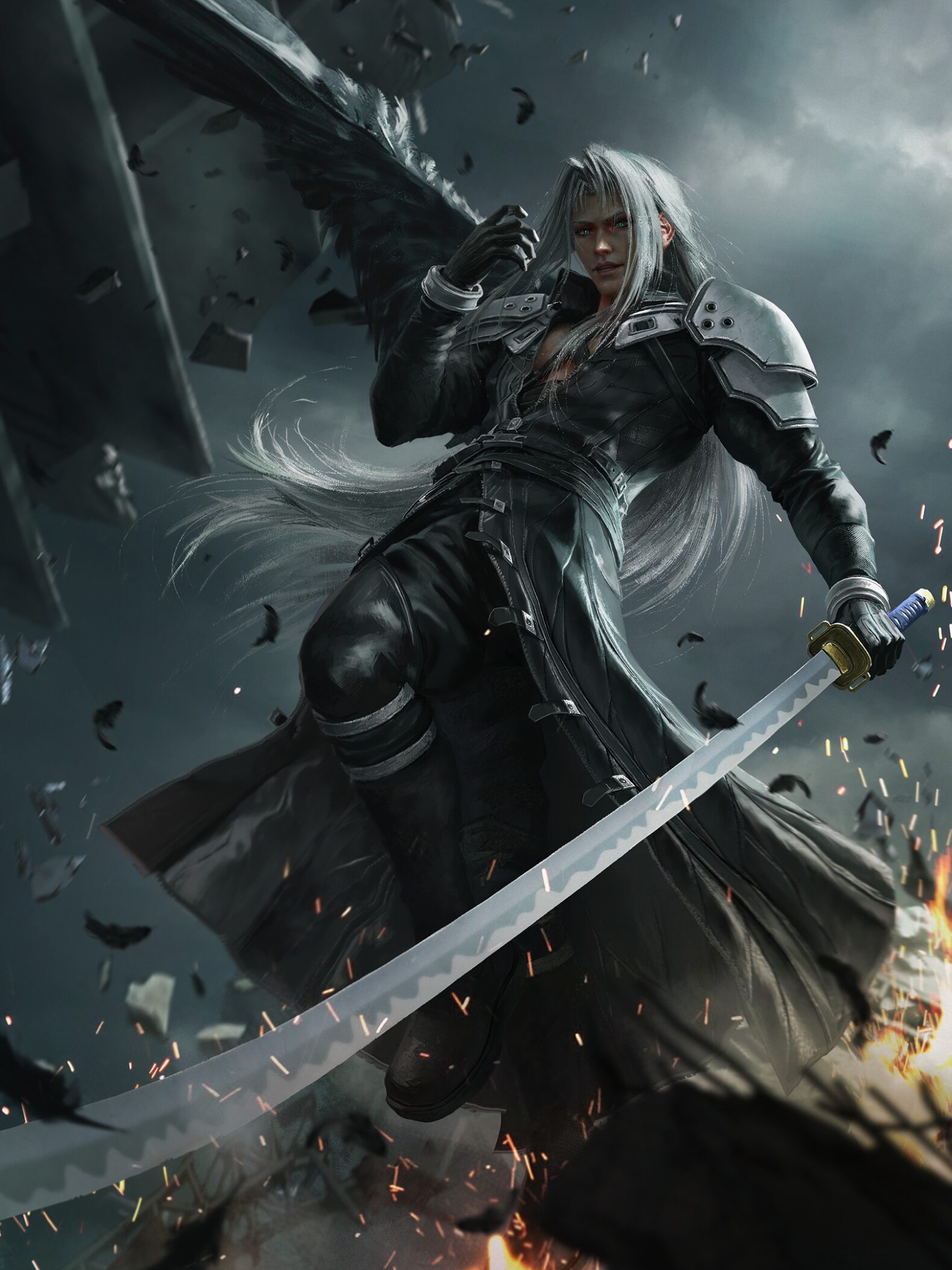 Sephiroth One Winged Angel Wallpaper