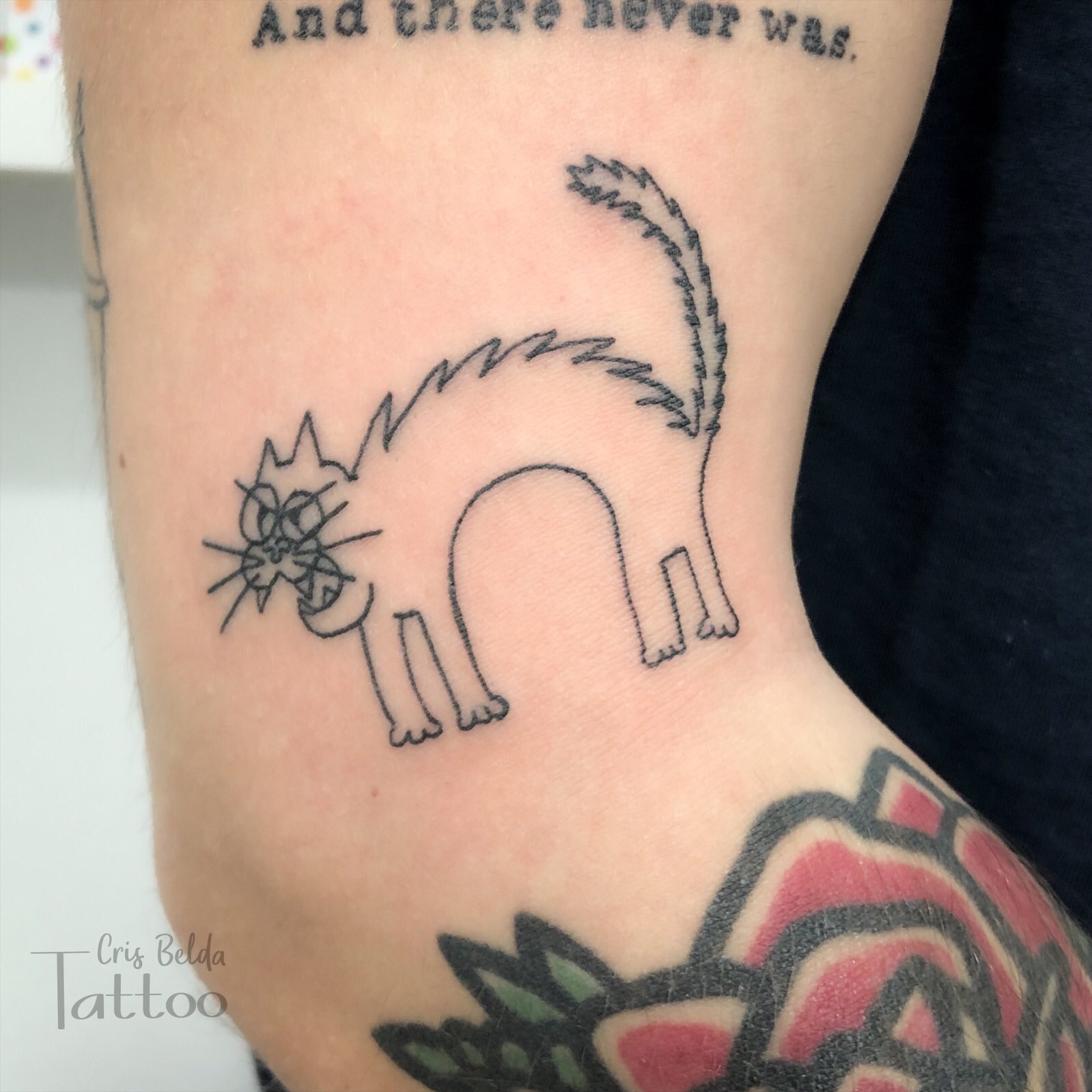 Aggressive Cat Tattoos Amazon.com : Angry And Fierce Hissing Cat