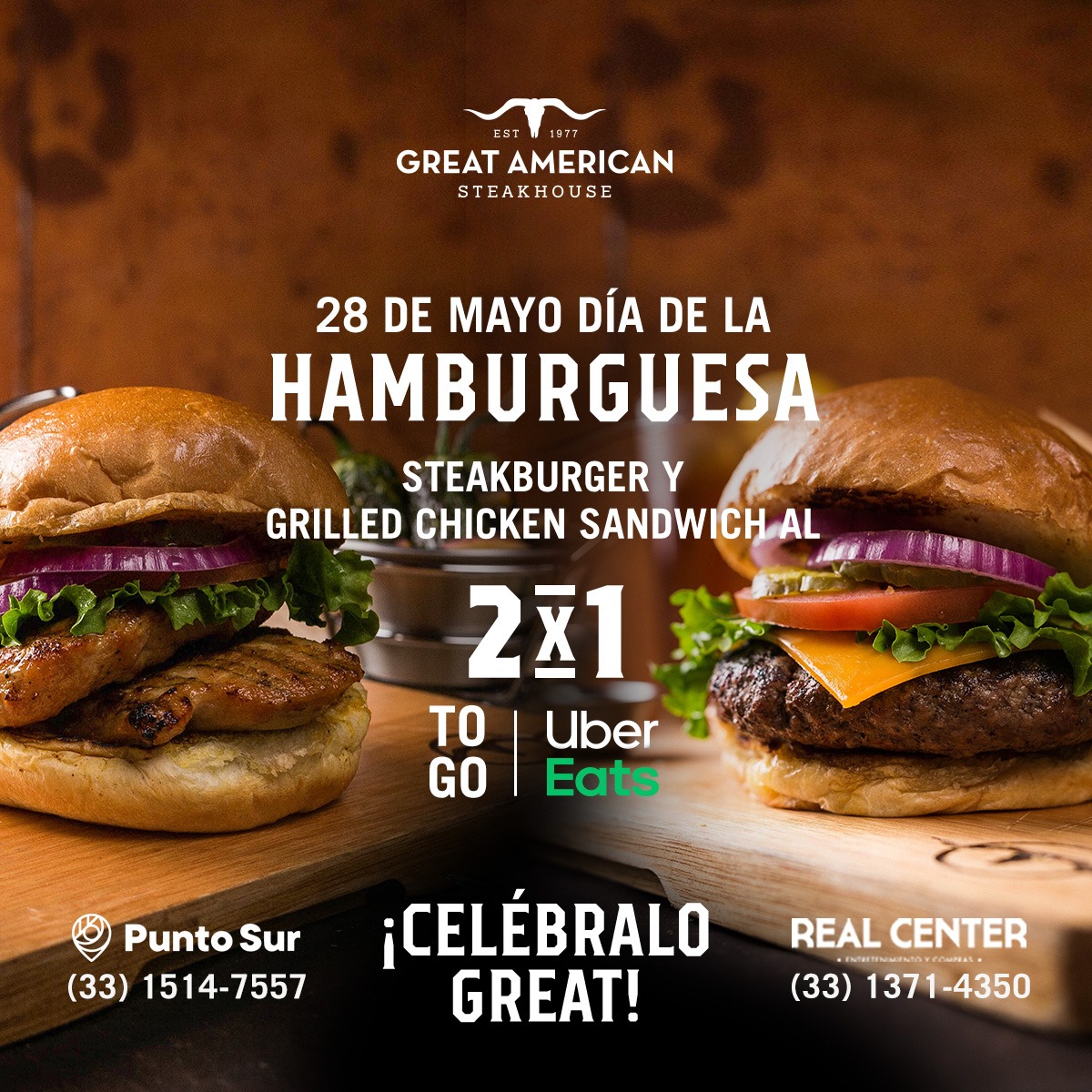 Cazaofertas On Twitter Promoción Great American Steakhouse Día De La