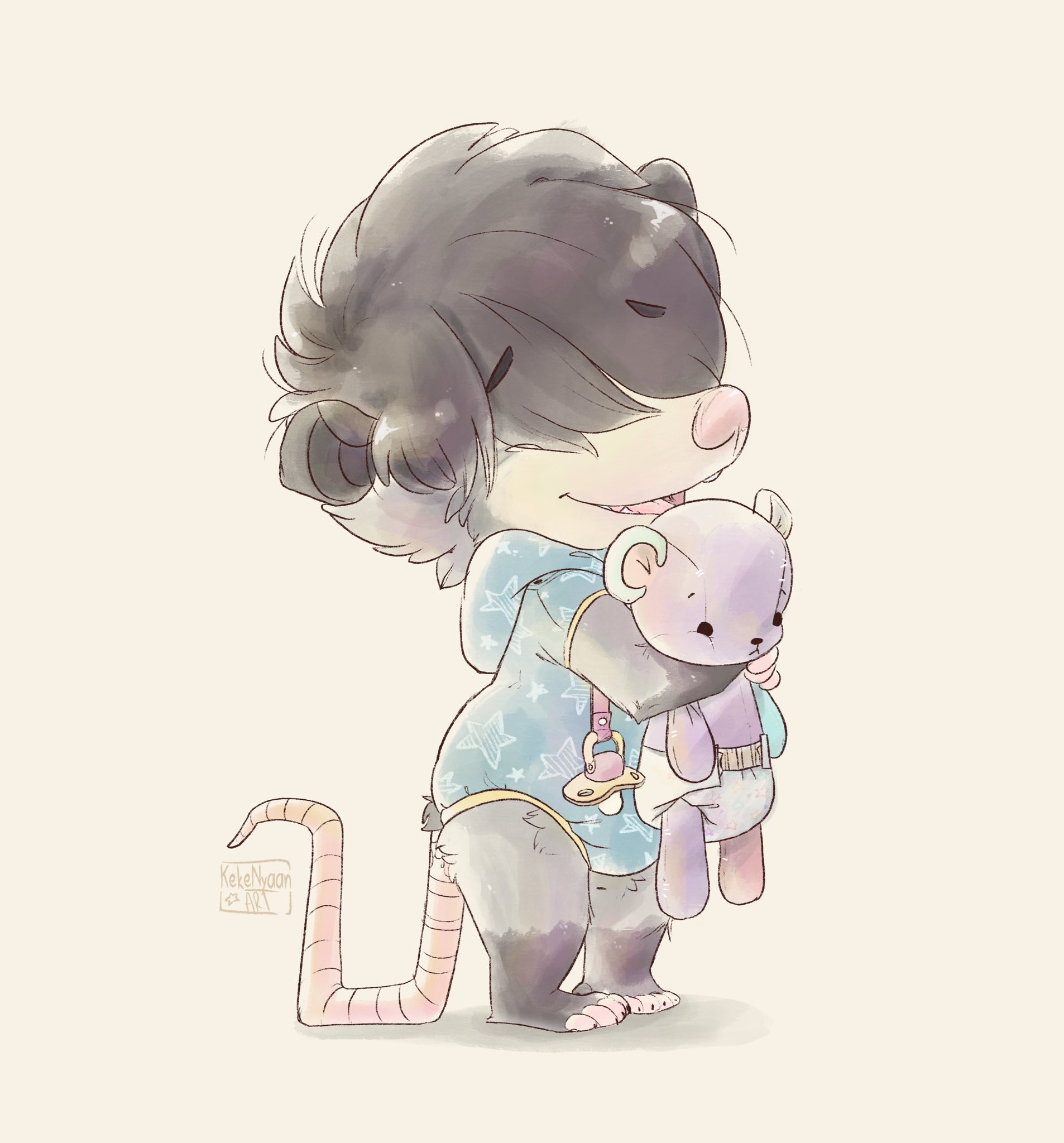 Mochi🌱COMMS OPEN! on Twitter: "Little possum commission~♡ https://t.co/vnNCaNzrWN" / Twitter