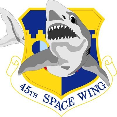 That logo of the 45thSpaceWing-- Space sharks? A cousin of the ...