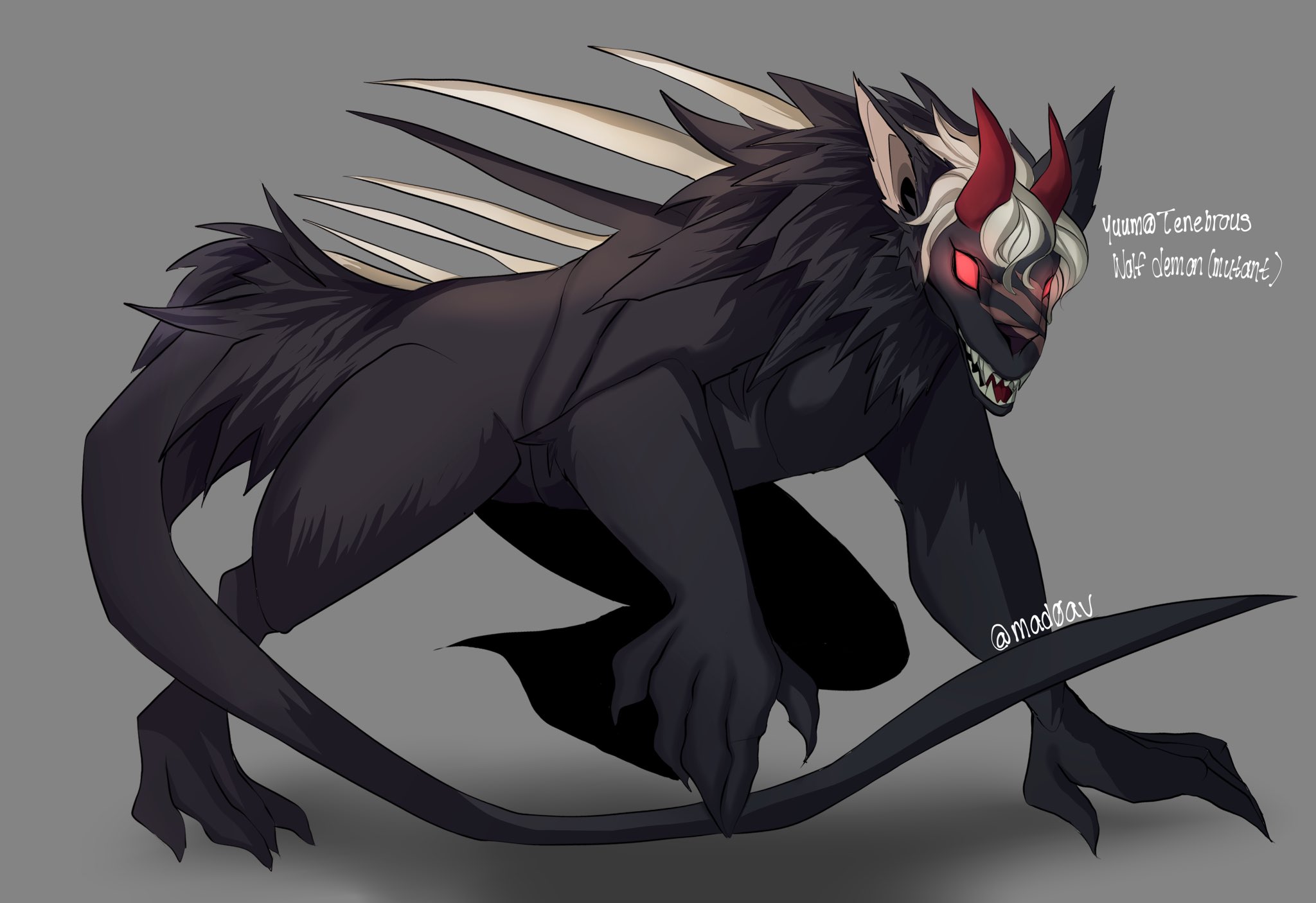 Winged Demon Wolf