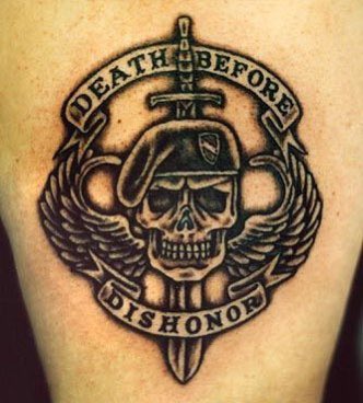 Us Army Ranger Tattoos Army Ranger Custom Tattoo