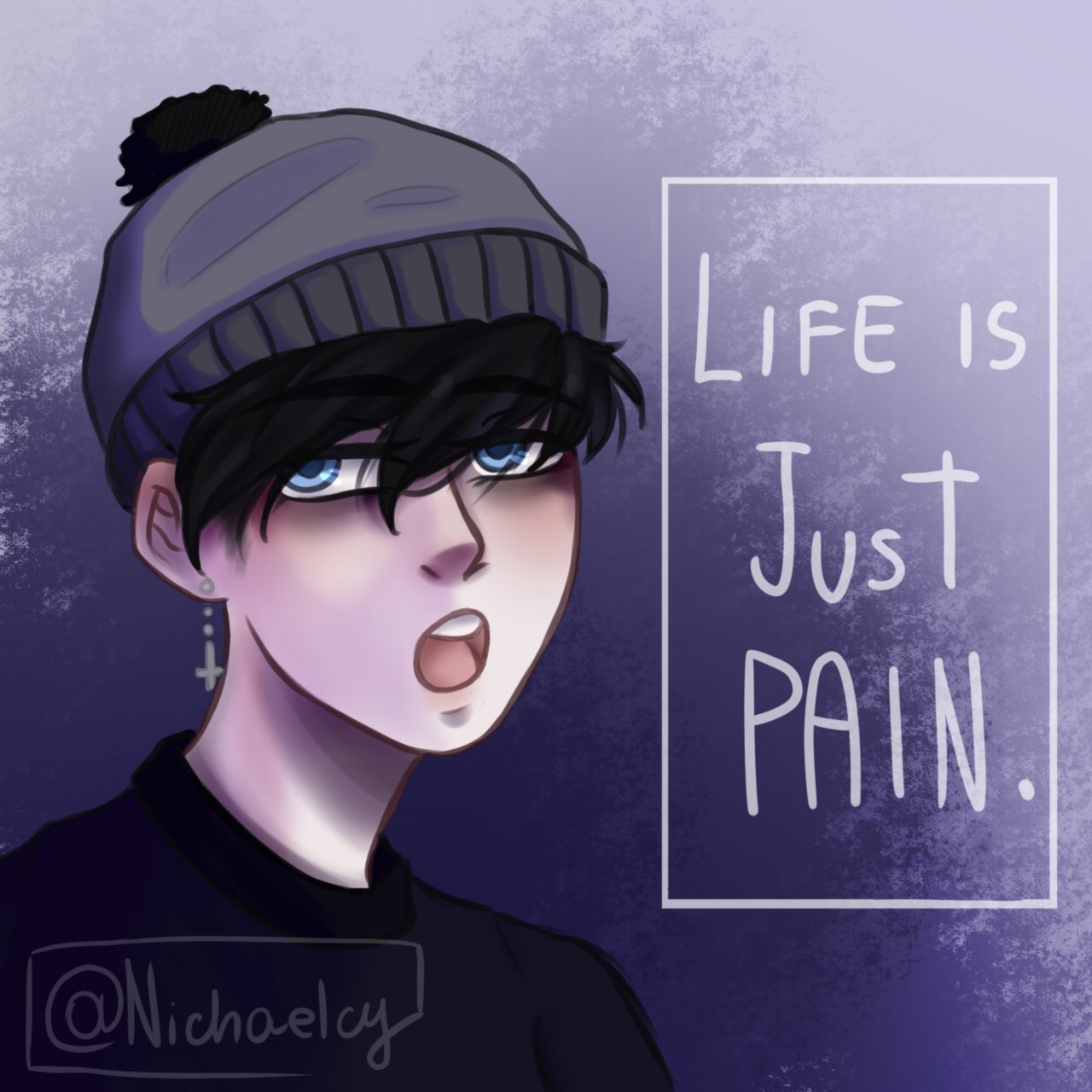 South Park Anime Goth Stan